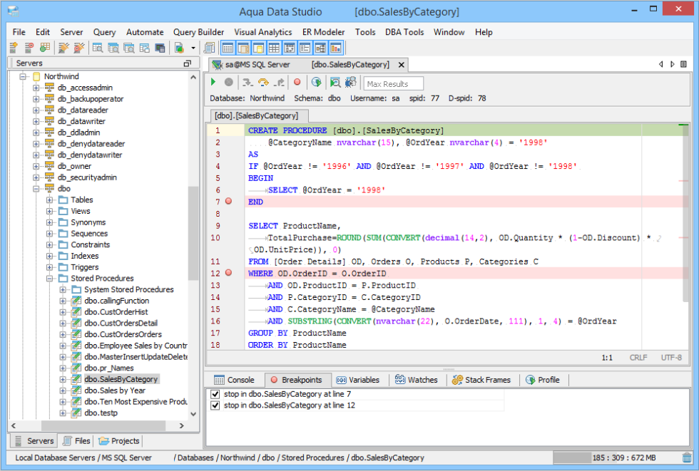 Manage data and result sets, and SQL queries with Aqua Data Studio | IDERA