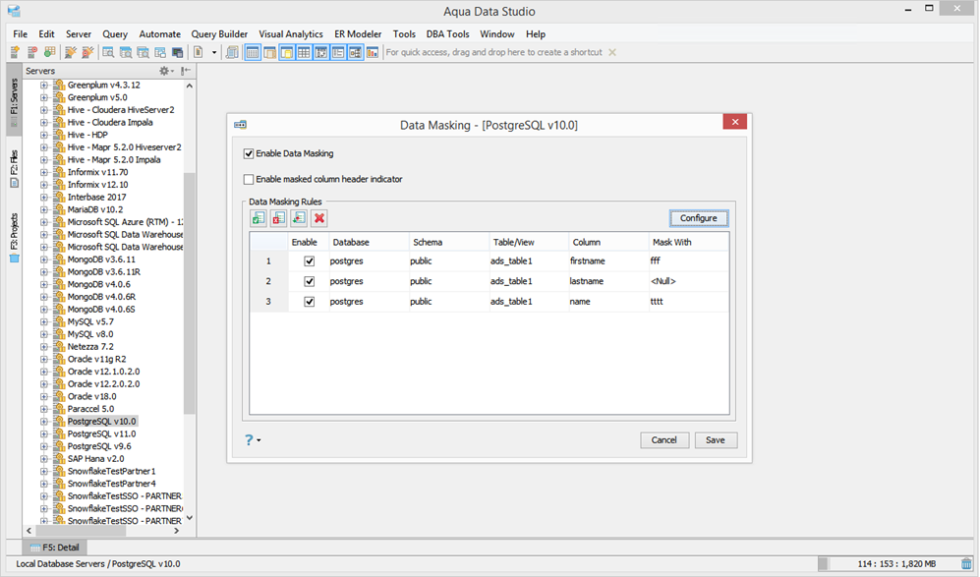 Manage data and result sets, and SQL queries with Aqua Data Studio | IDERA