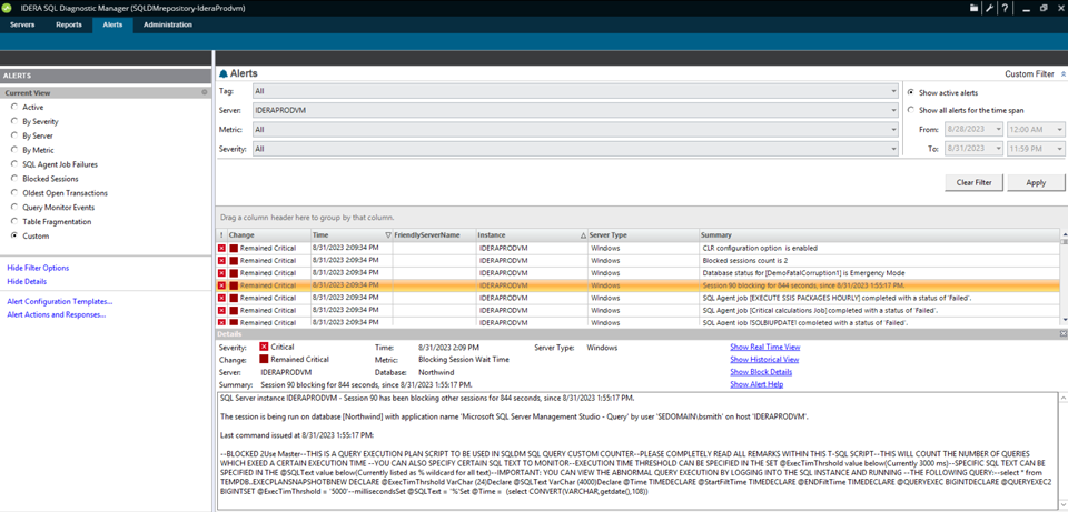 SQL Diagnostic Manager | SQL Server Database Observability | IDERA